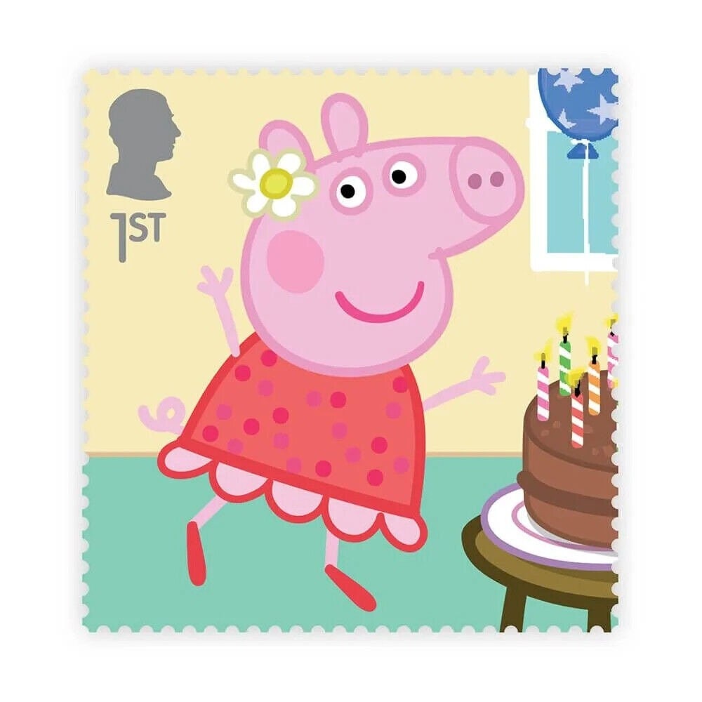 Royal Mail - Peppa Pig - Mini Stamp Sheet - MNH - Etsy
