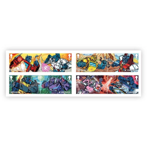 Royal Mail Transformers Set of 8 Stamps Mint - Etsy