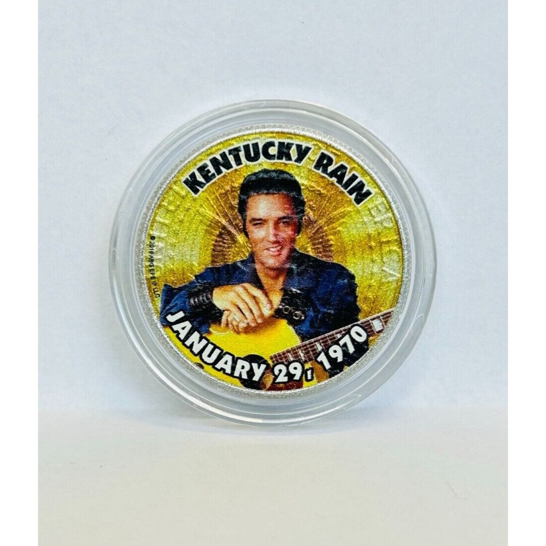 United States - Elvis Presley - Kentucky Rain - Half Dollar Colorized ...