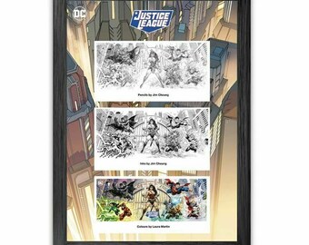 Home & Hobby DC Justice League wood 8x10 picture frame Craft Supplies ...