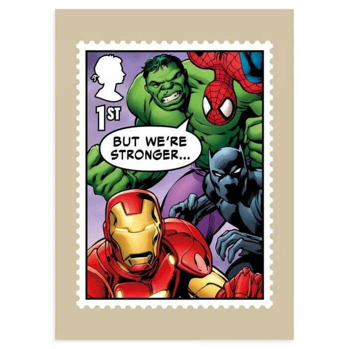 Royal Mail 2019 Marvel Set of 16 Postcards MNH - Etsy