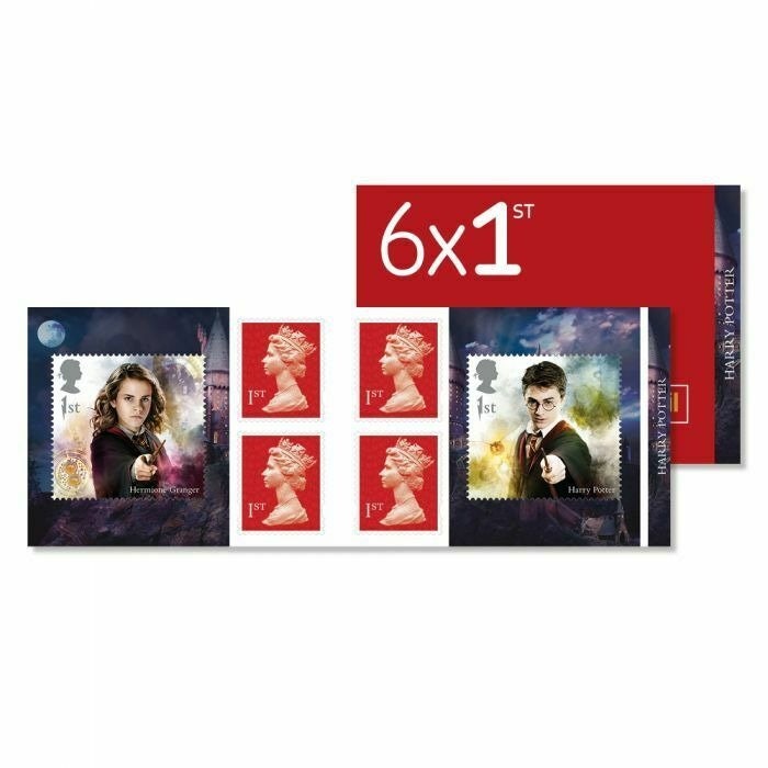 Royal Mail Harry Potter 1st Class Stamp Book - Etsy