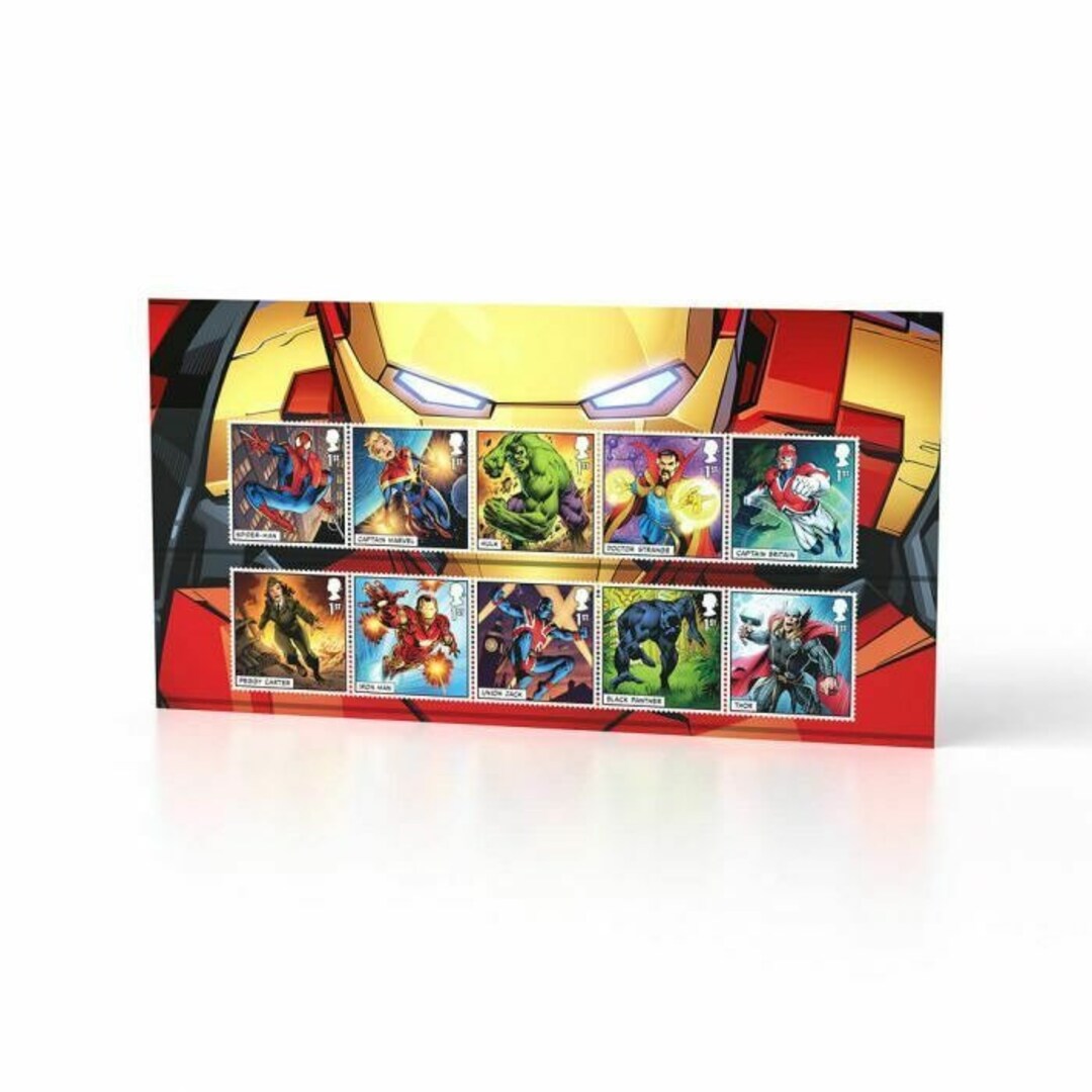 Royal Mail 2019 Marvel Pack Set of 10 Different Stamps MNH - Etsy