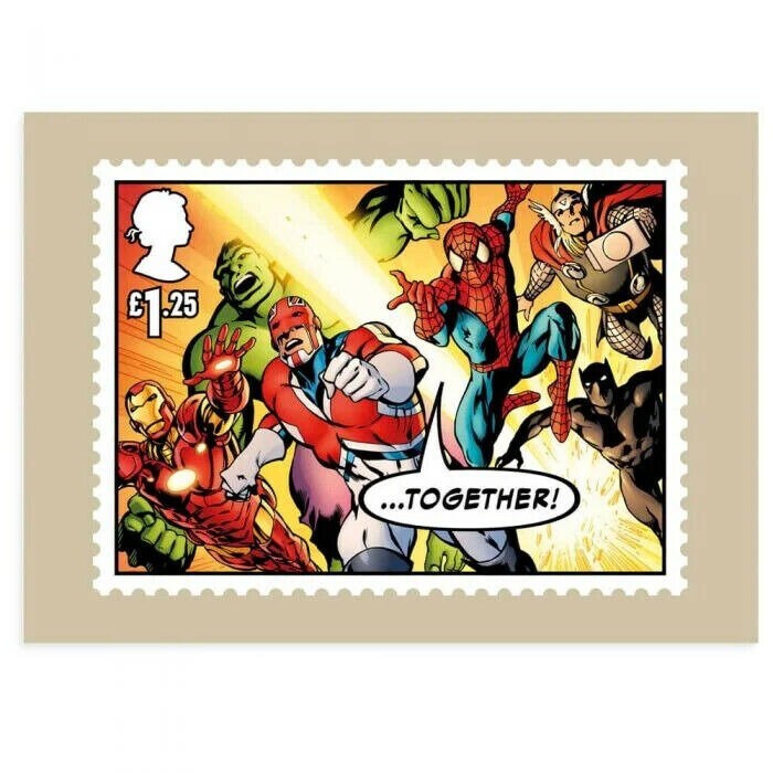 Royal Mail 2019 Marvel Set of 16 Postcards MNH - Etsy