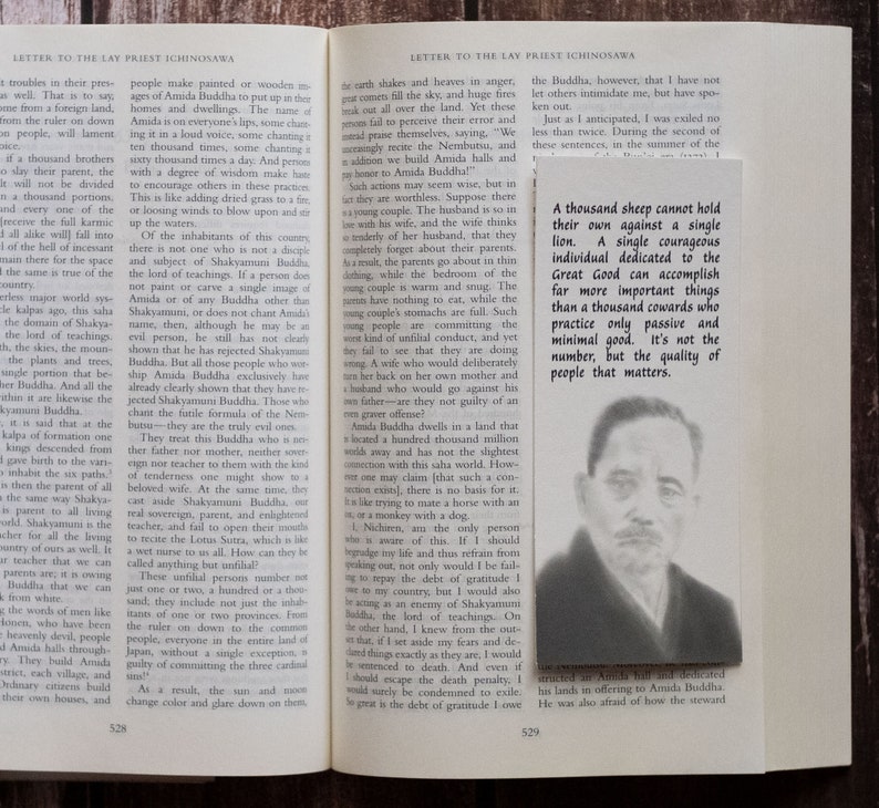 Great Good Bookmark - Makiguchi Sensei Drawing and Quote - Quotes About ...