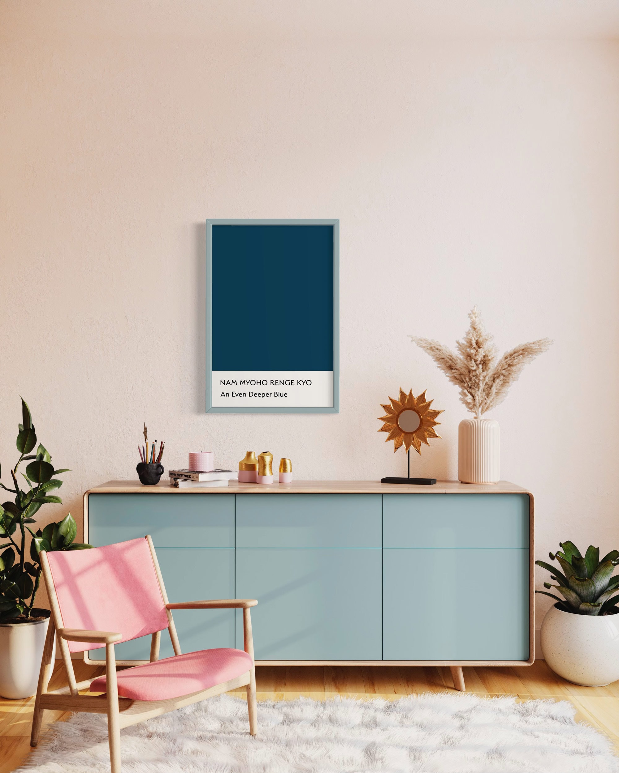 Nam Myoho Renge Kyo - 3 Piece Wall Art - Gosho - Color Block Art ...