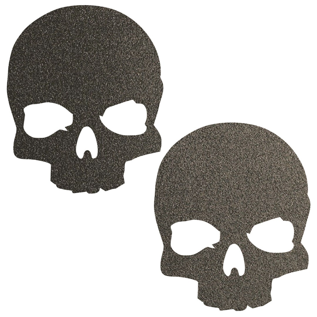 2x Reflector Stickers, Skull Reflex Stickers, Reflective Stickers Skull ...