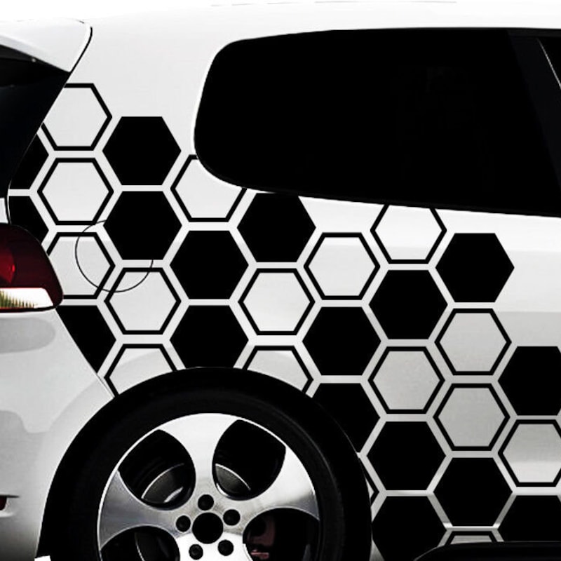 Honeycomb Car Decal - Etsy