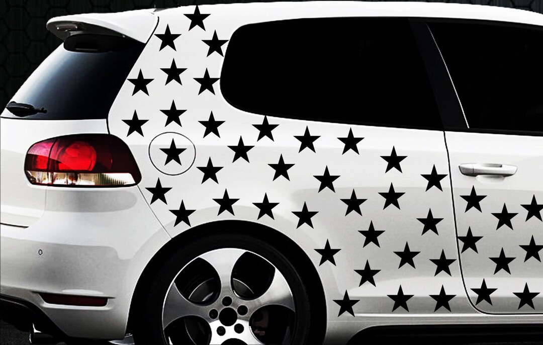 180x Stars Star Car Sticker Set Sticker Tuning Shirt Stylin Wall ...
