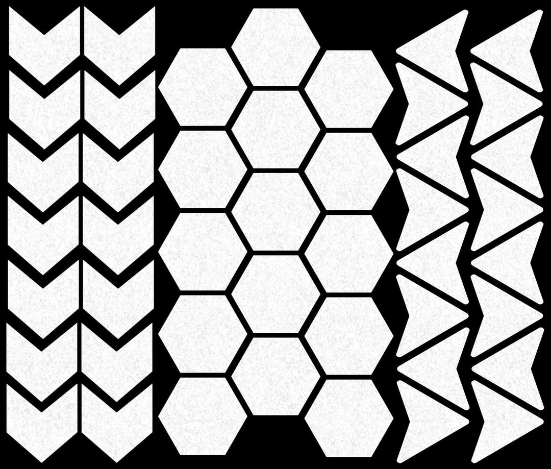 45x Reflector Stickers, Reflective Stickers, White Reflectic - Etsy