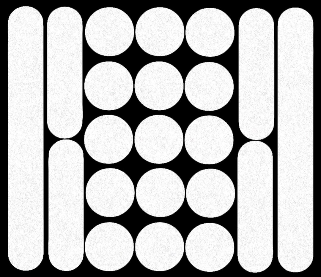 21x Reflector Stickers, Reflective Stickers White Reflector Dots ...