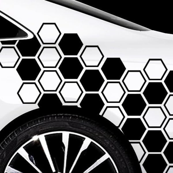 Hexagon Wall Stickers - Etsy
