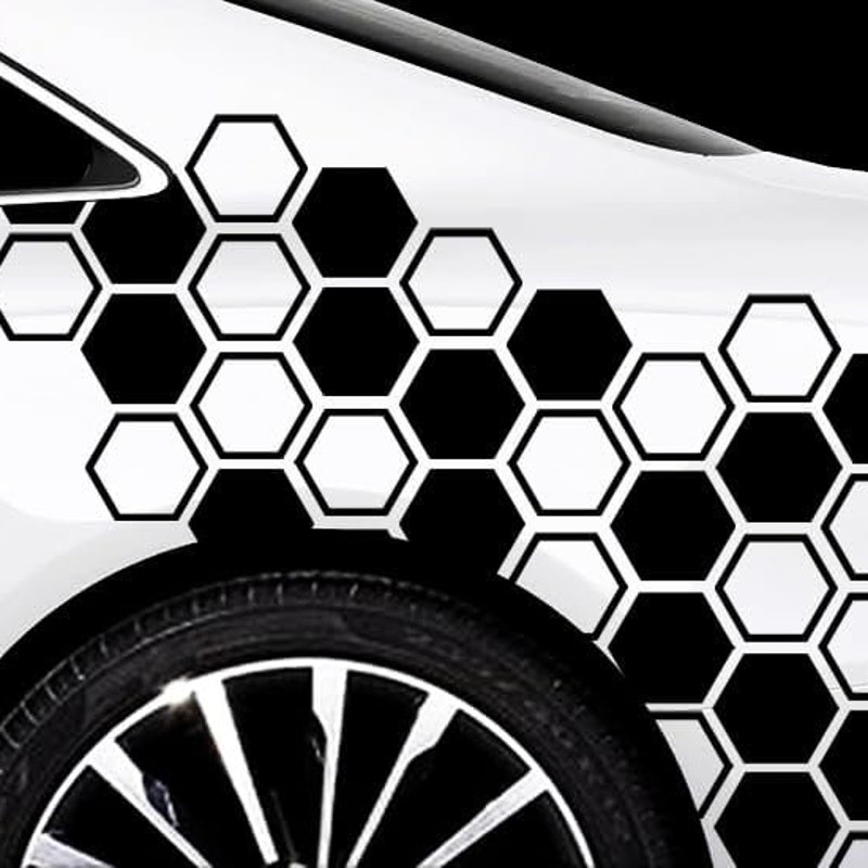 Hexagon Wall Stickers - Etsy