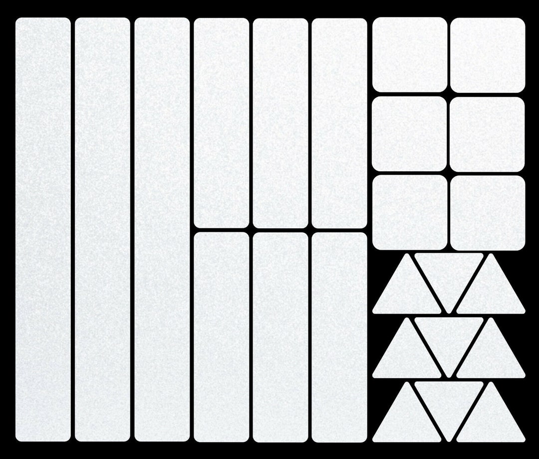 24x Reflector Stickers, Reflective Stickers White Reflectic - Etsy