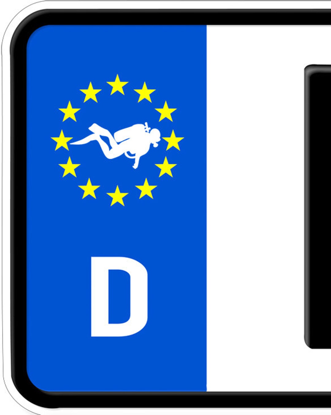 2x Diver Swimmer Stickers Diving Stickers Fish Carp Bass Water Carp ...