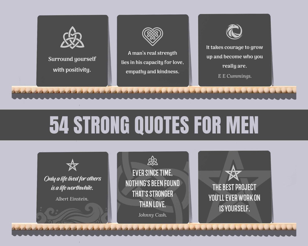 54 Real Man Quotes. Success Quotes for Men. Encouraging Quotes for Men ...