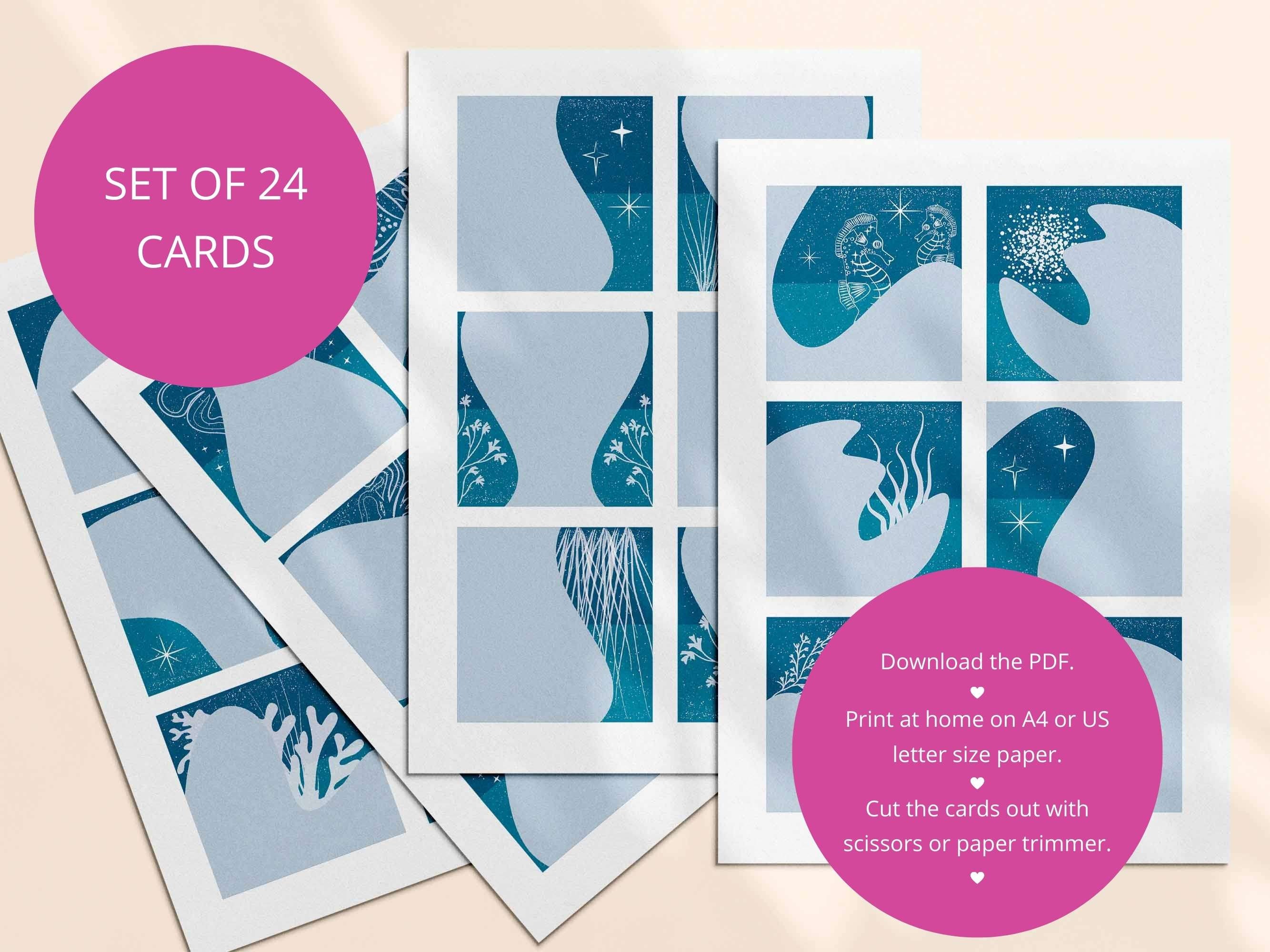 Printable Blank Positive Affirmation Cards. Write Your Own Affirmations ...