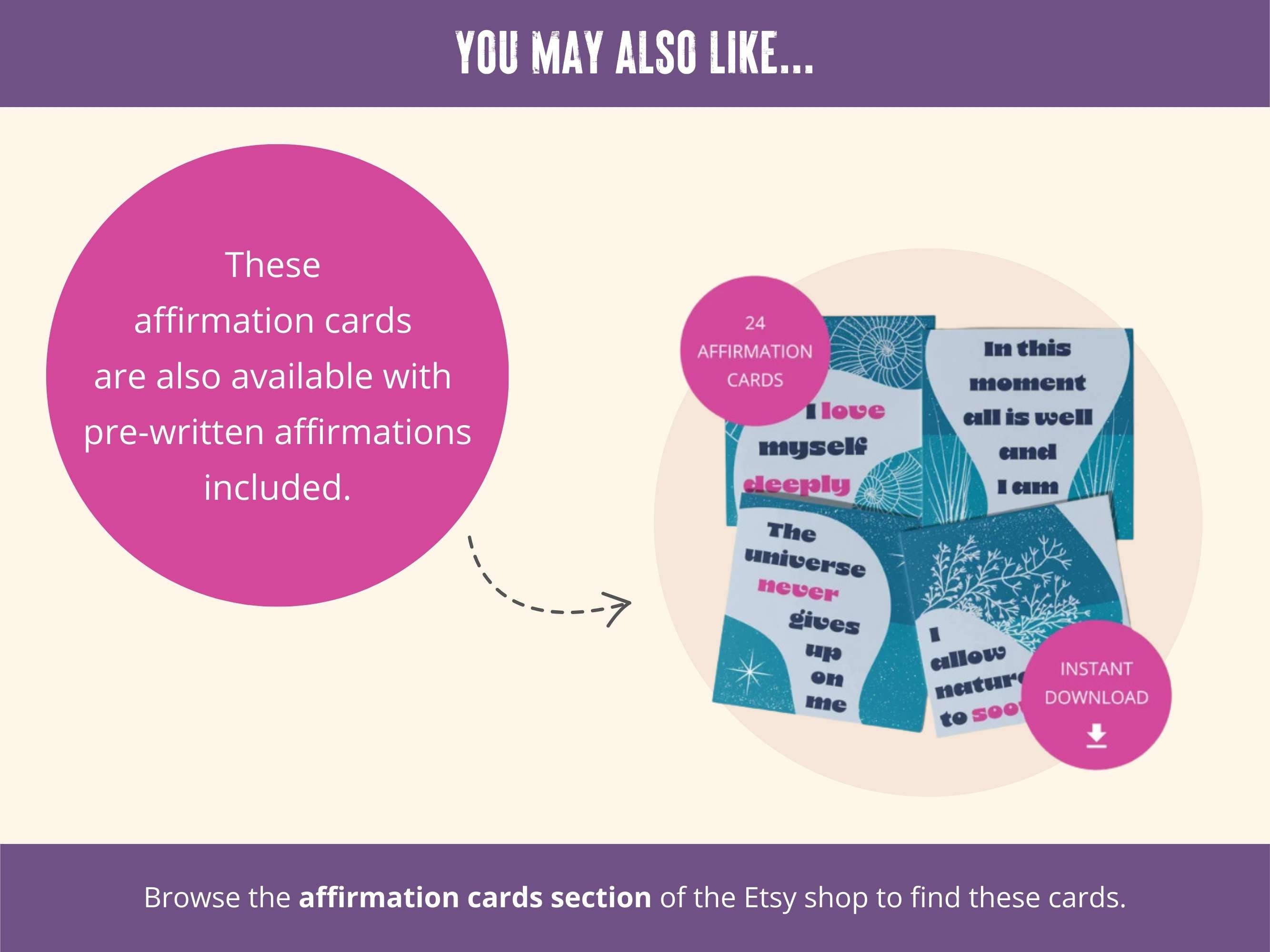 Printable Blank Positive Affirmation Cards. Write Your Own Affirmations ...