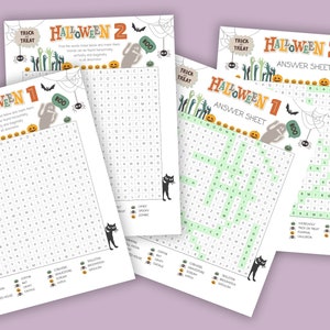 Printable Halloween Word Search for Kids, Learning Activity Puzzle Game ...