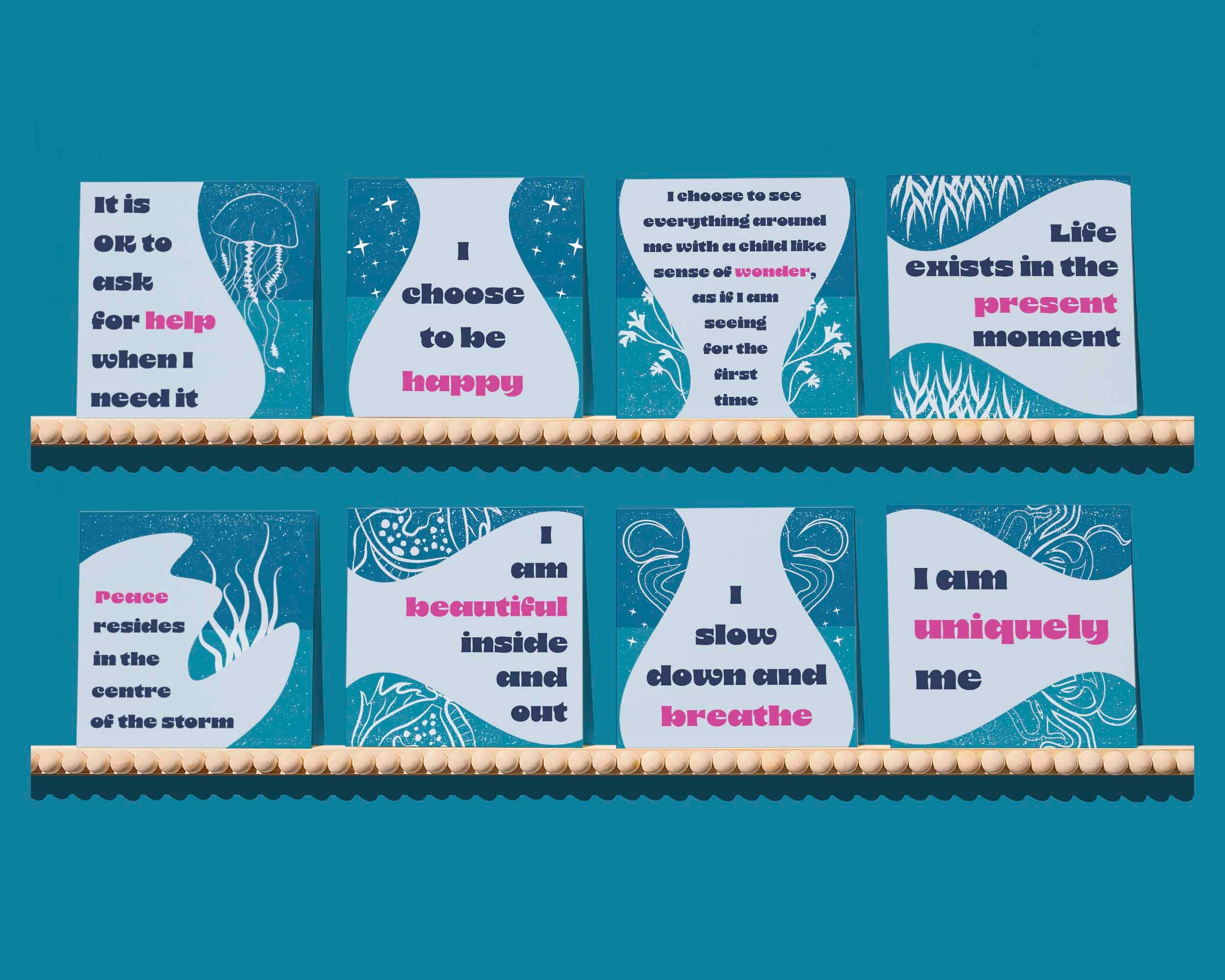 Anxiety Relief Printable Affirmation Cards. Therapy Flash Cards. Stress ...