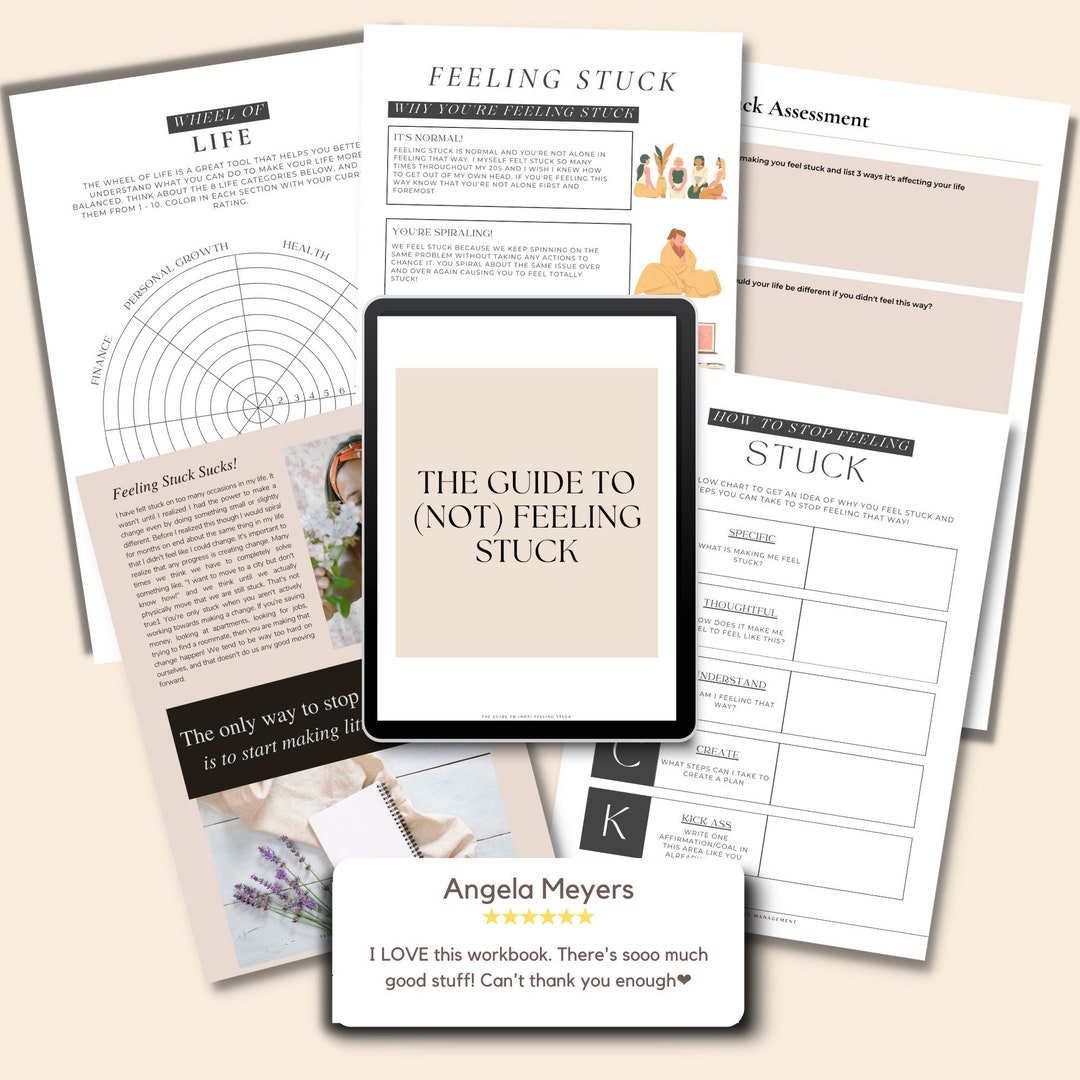 Guide to Getting Unstuck - Self Help Digital Download - A Step by Step ...