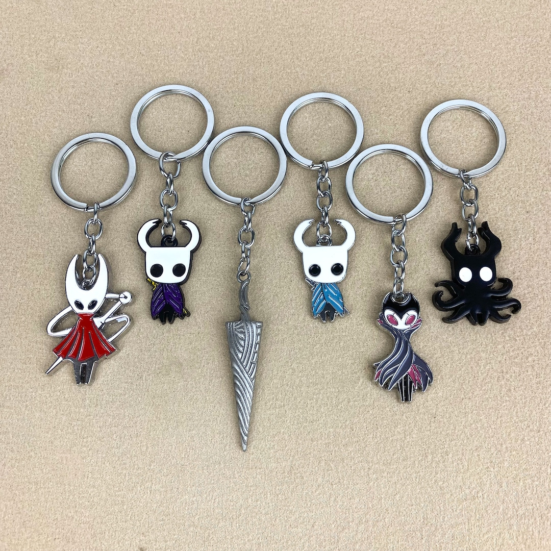Game Hollow Knight Keyring Keychain Cartoons Octopus Metal - Etsy