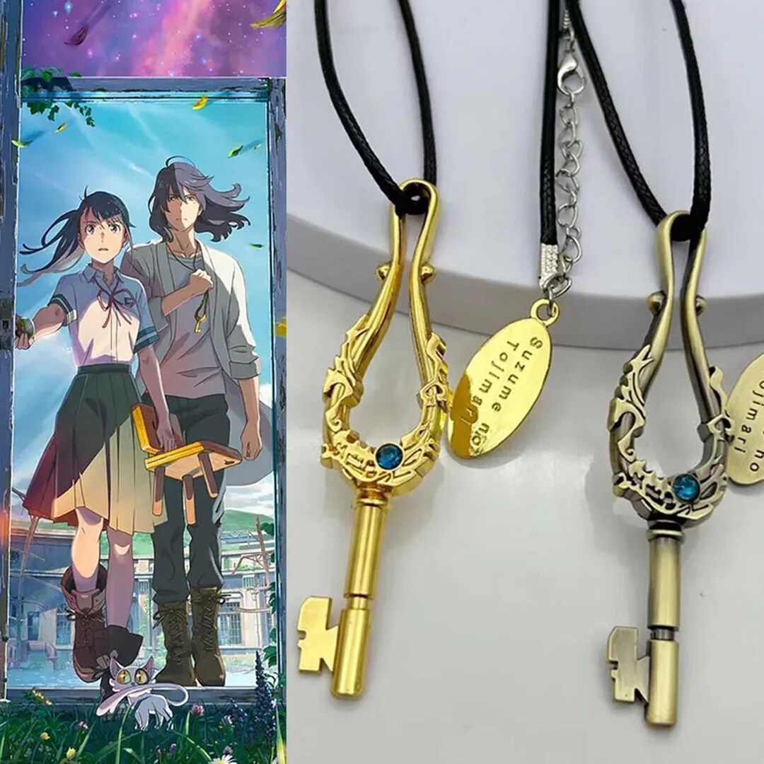 Suzume No Tojimari Necklace Cosplay Anime Munakata Souta Key Pendant ...