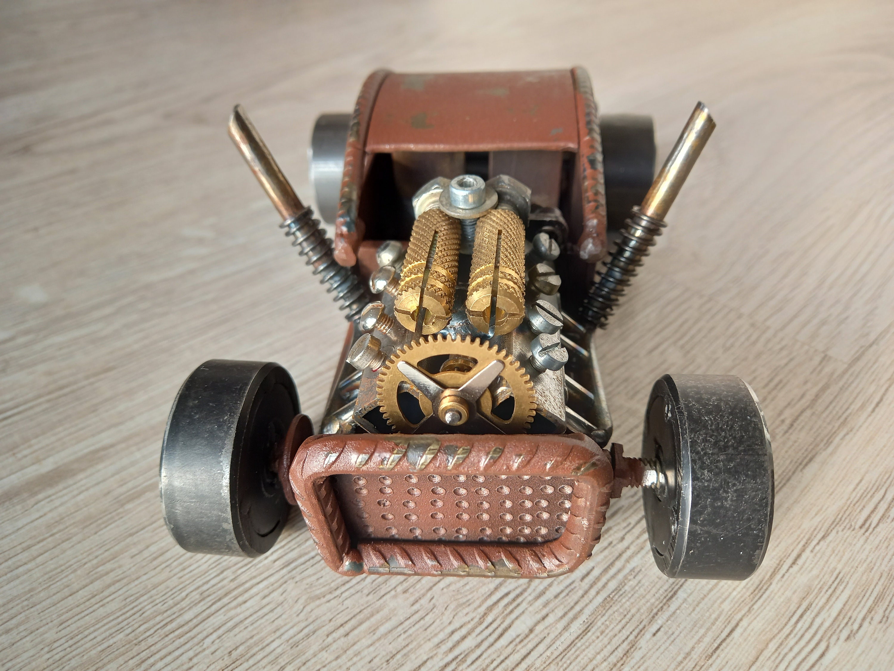 The Rustenstein. Metal Hot Rod Model Decorated With Rust Paint - Etsy