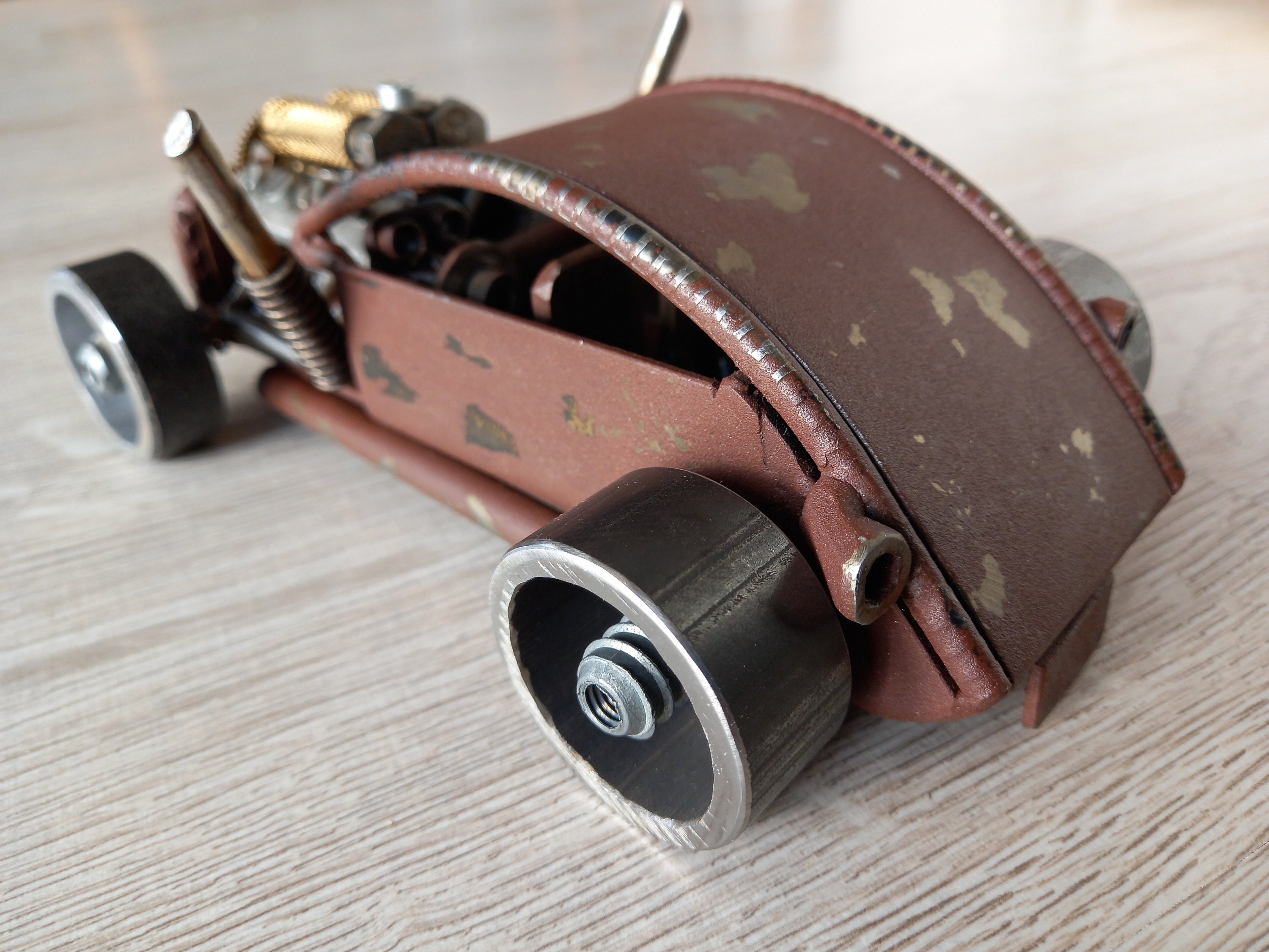 The Rustenstein. Metal Hot Rod Model Decorated With Rust Paint - Etsy