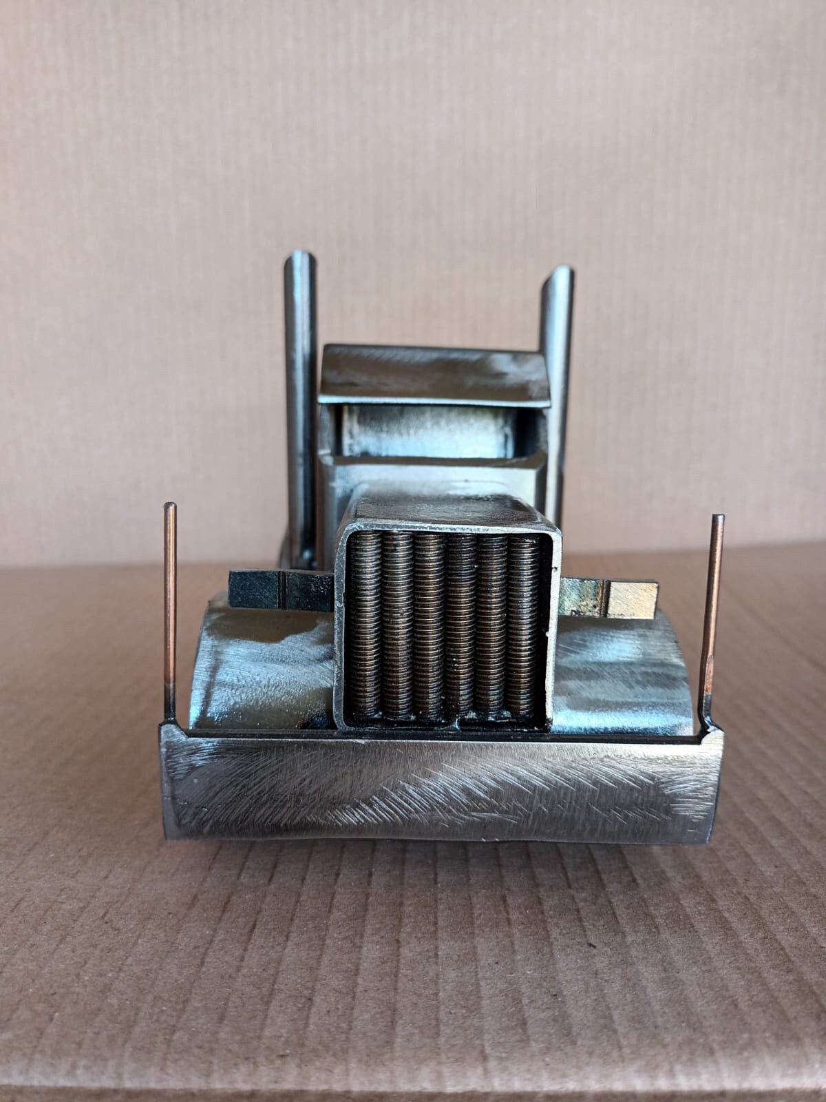 Custom Made Scrap Metal Semi Trailer Truck Sculpture - Etsy Canada