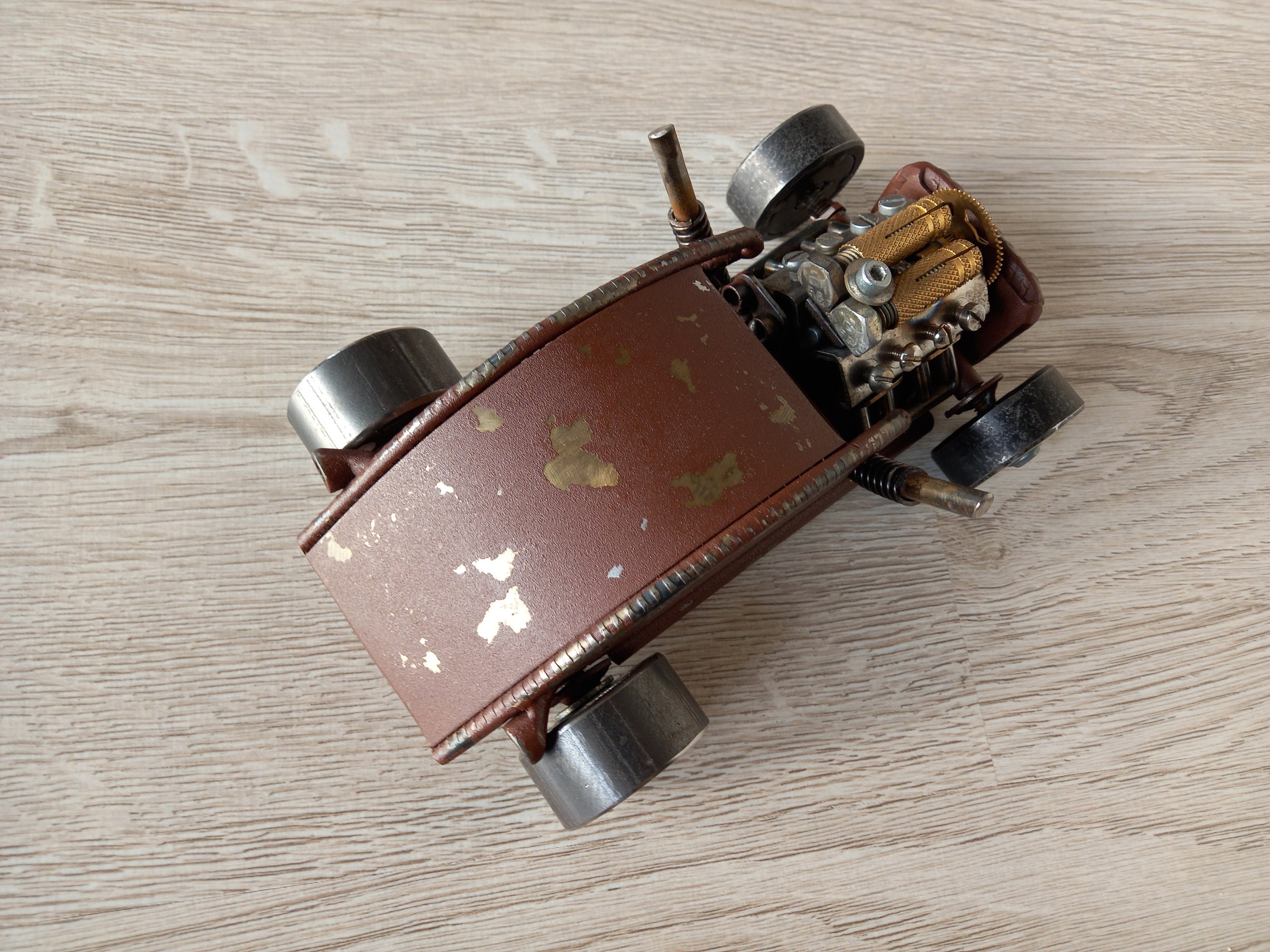 The Rustenstein. Metal Hot Rod Model Decorated With Rust Paint - Etsy