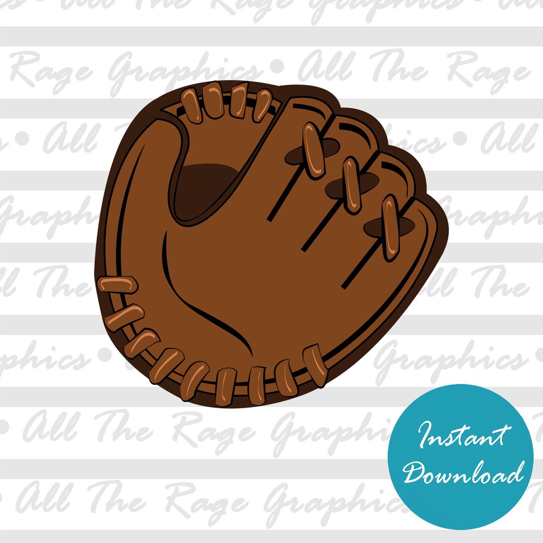 Baseball Glove | Instant Digital Download | Png Jpg Svg Pdf | Graphic ...
