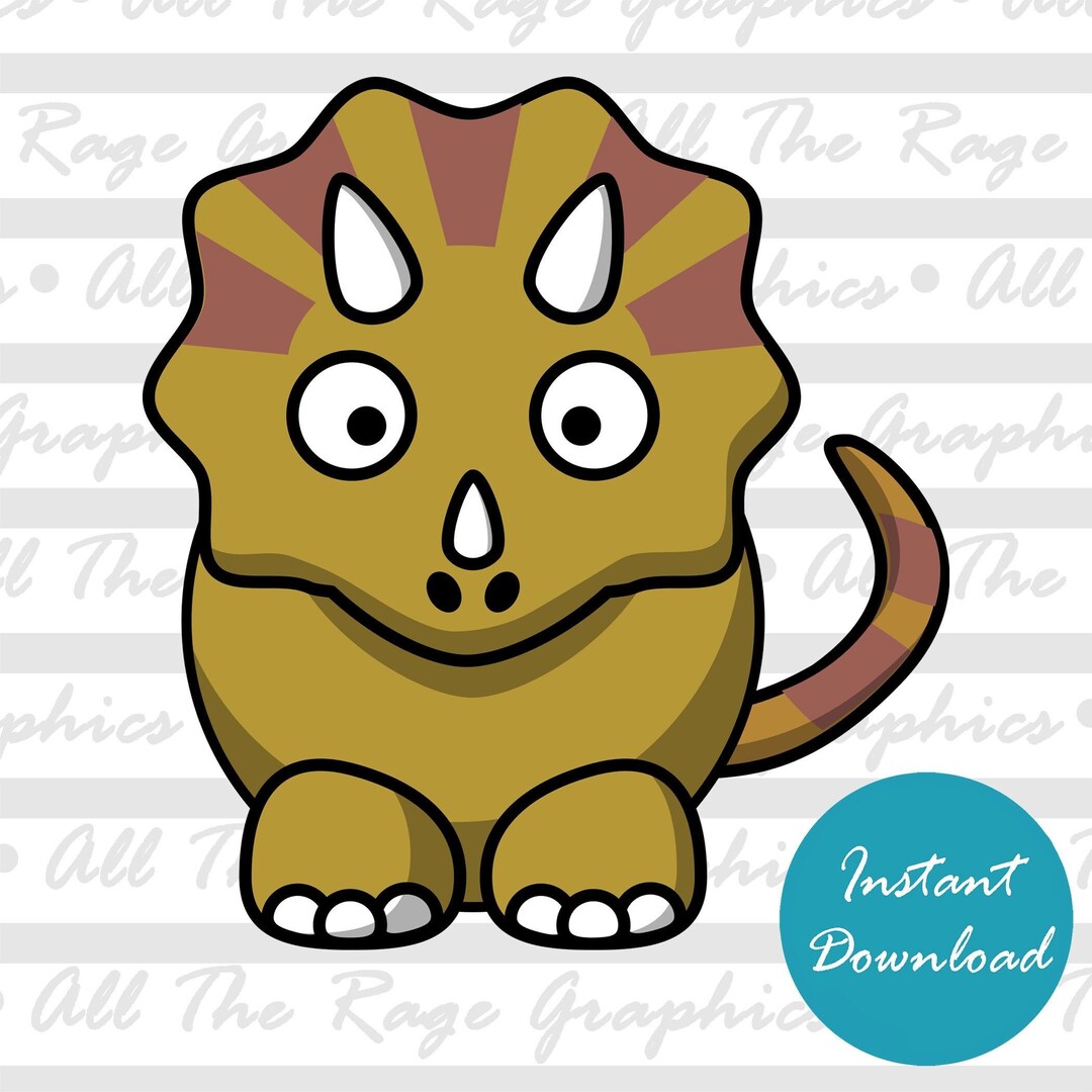 Cute Dinosaur | Instant Digital Download | Png Jpg Svg Pdf | Graphic ...