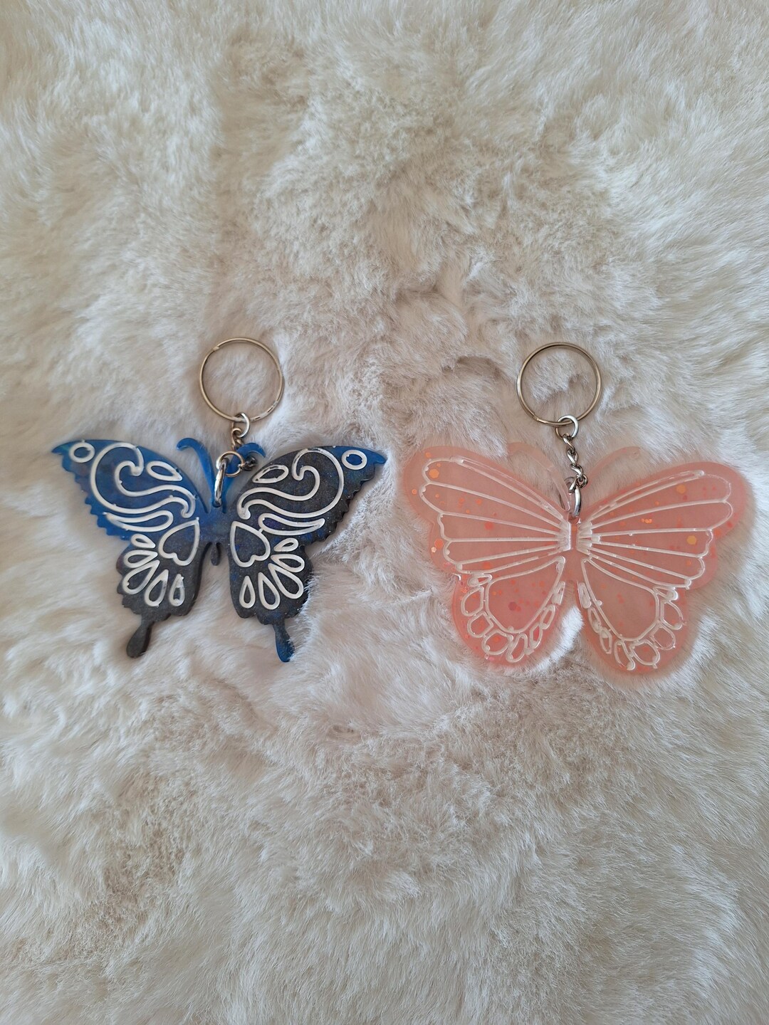 Butterfly Keychains - Etsy