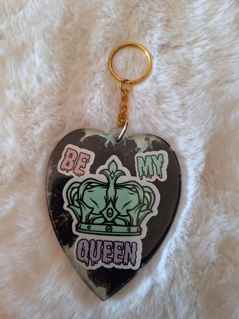 Heart Keychain - Etsy