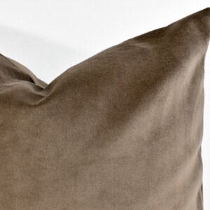Velvet Pillow Cover - Mocha - Etsy