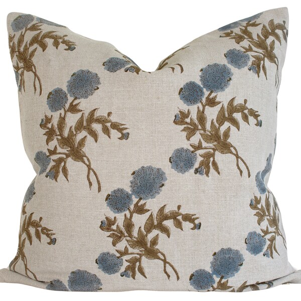 Blue Pattern Pillow Cover - Etsy