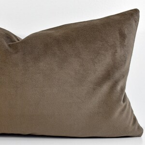 Velvet Pillow Cover - Mocha - Etsy