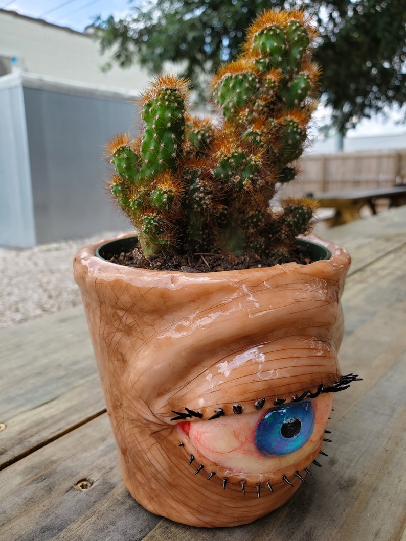 Horror Flesh Flower Pot – Weirdcore Planter - Etsy