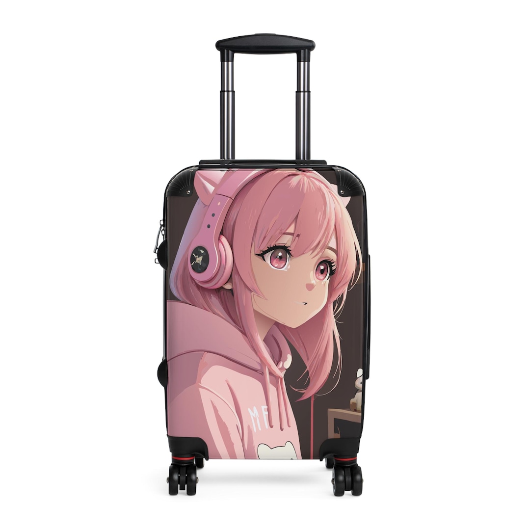 Otaku Gamer Girl Anime Anime Girl Suitcase - Etsy