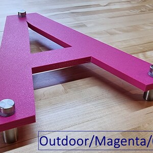 Totally Custom Indoor Sign Letters 1/3in, Standoff Mount. Any Font ...