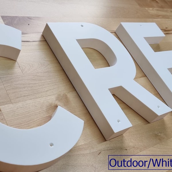 Metal Letters Outdoor - Etsy