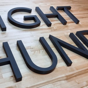 Totally Custom 3D Outdoor Sign Letters. 1 Inch Thick Any - Etsy