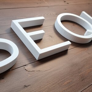 Totally Custom 3D Outdoor Sign Letters. 1 Inch Thick Any - Etsy