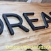 Totally Custom 3D Outdoor Sign Letters. 1 Inch Thick, Any Font, Size or ...