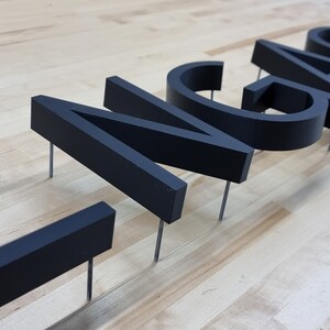 Totally Custom 3D Indoor Sign Letters (stud Mount). 1 Inch Thick, Any ...