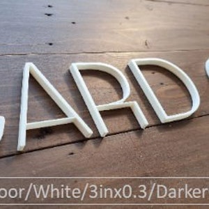 Custom Wall Sign Letters. Any Font, Size or Color. Stunning Wall Sign ...