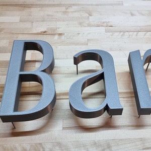 Totally Custom 3D Outdoor Sign Letters (stud Mount). 1 Inch Thick, Any ...