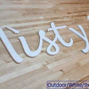 Totally Custom Outdoor Sign Letters. Any Font, Size or Color. Perfect ...