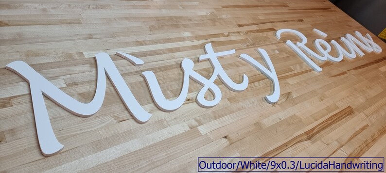 Totally Custom Outdoor Sign Letters. Any Font Size or Color. - Etsy